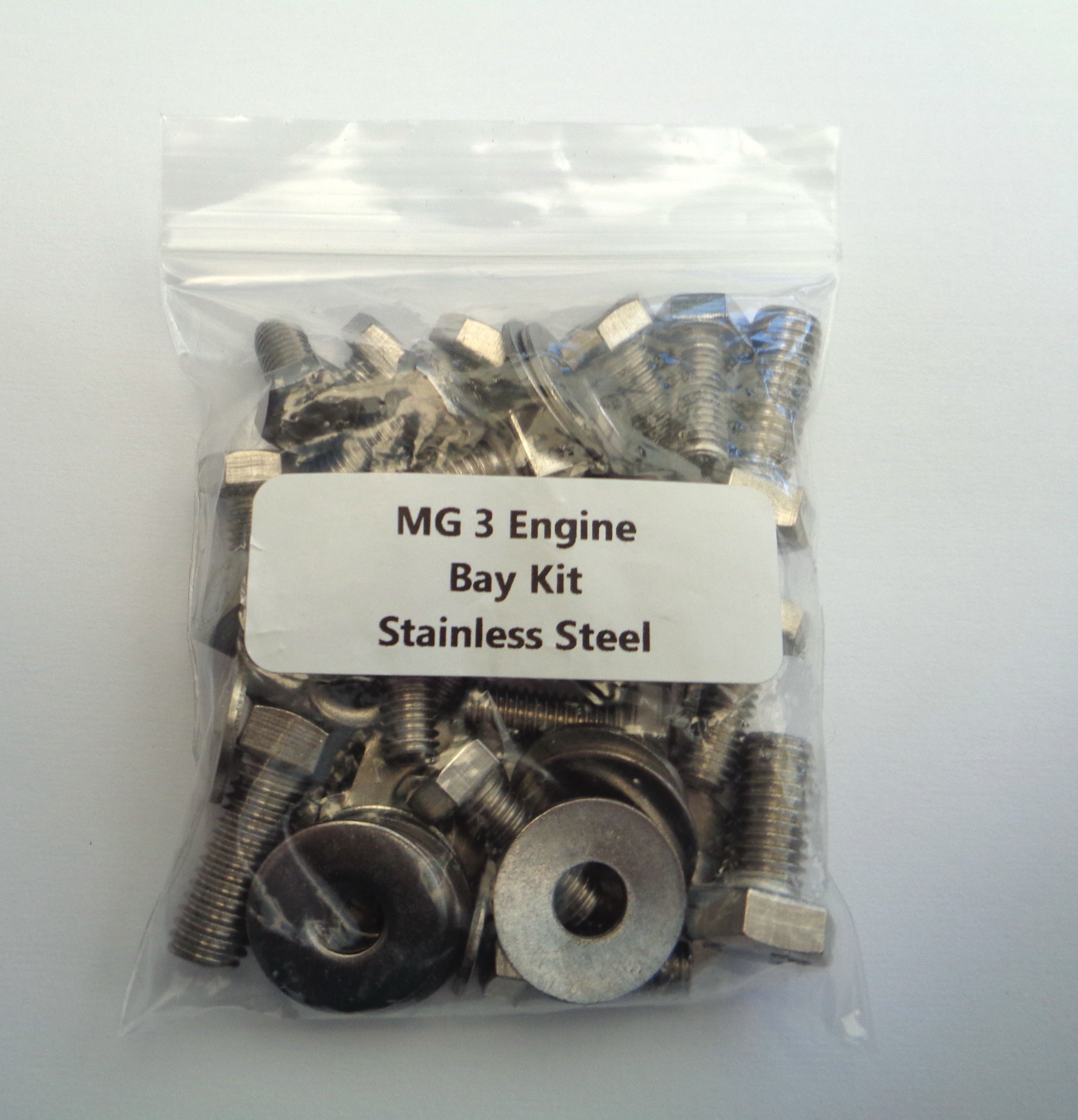 MG3 ENGINE BAY Under Bonnet Stainless Steel FASTENERS Replacement Kits ...