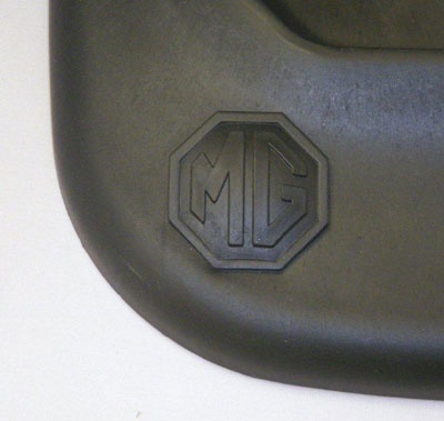 MG TF FRONT & REAR MUDFLAPS WITH MG LOGOS INCL. FITTINGS ALL AS ORIGIN ...